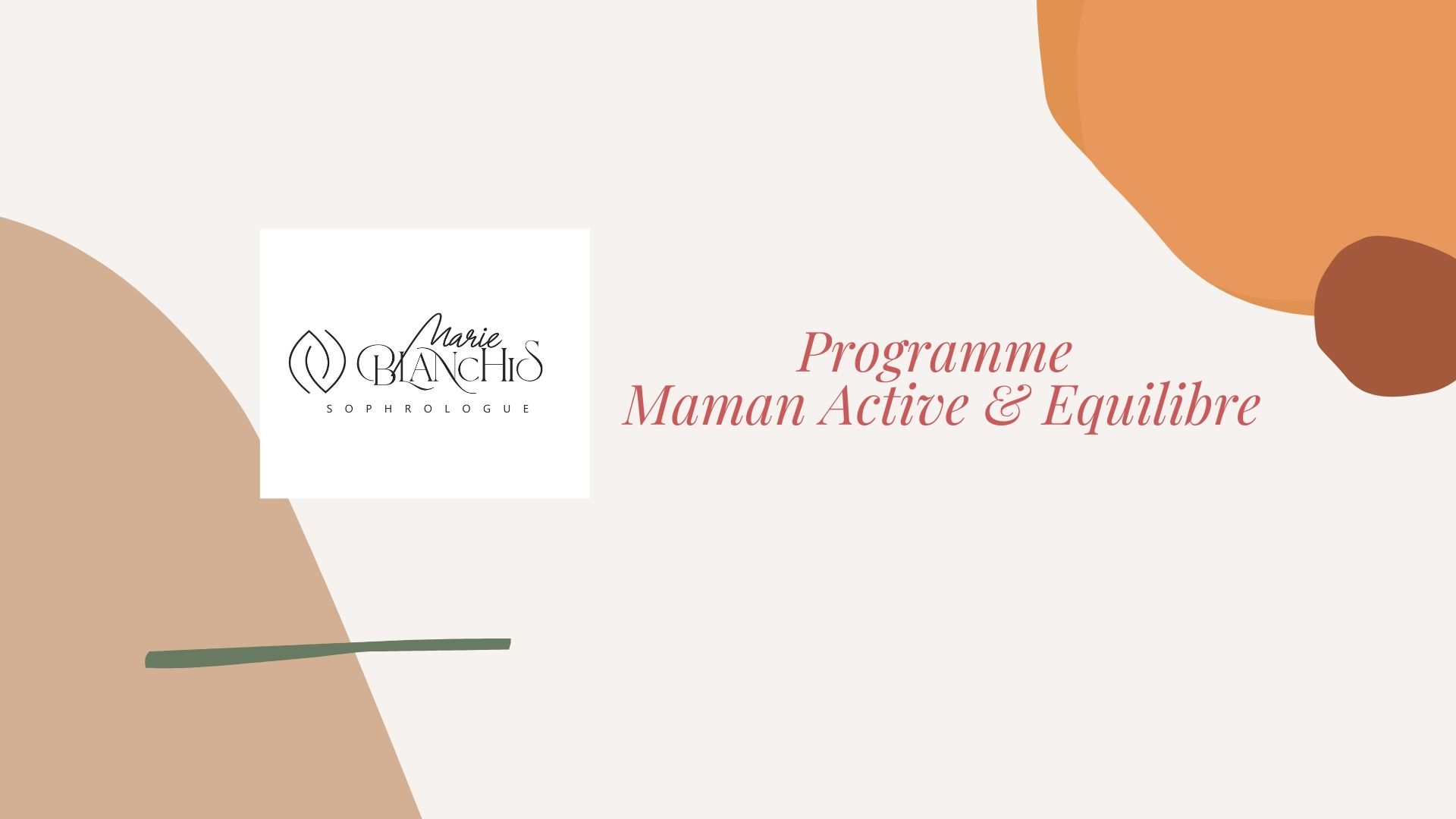 Ecologie de vie, mieux vivre des mamans qui travaillent